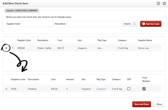 Adding, Editing and Deleting Stock