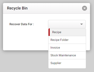 Recover Deleted Items