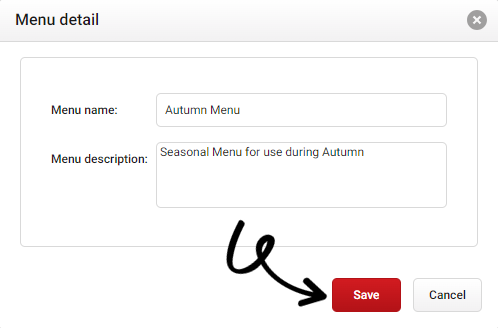 Using Menu Builder Theoretical Cost Analysis